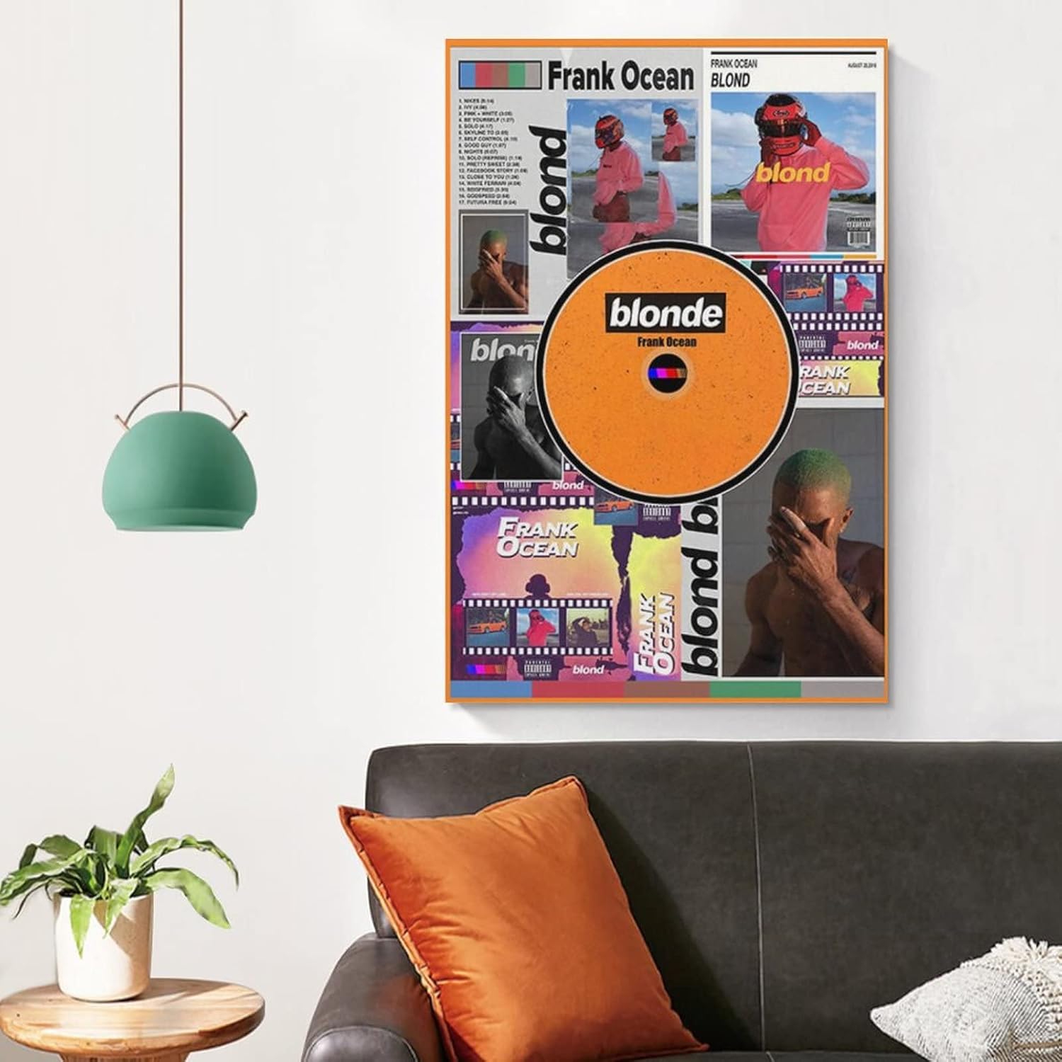 Frank Ocean Blond Channel Orange Nostalgia, póster ultra enmarcado de ...