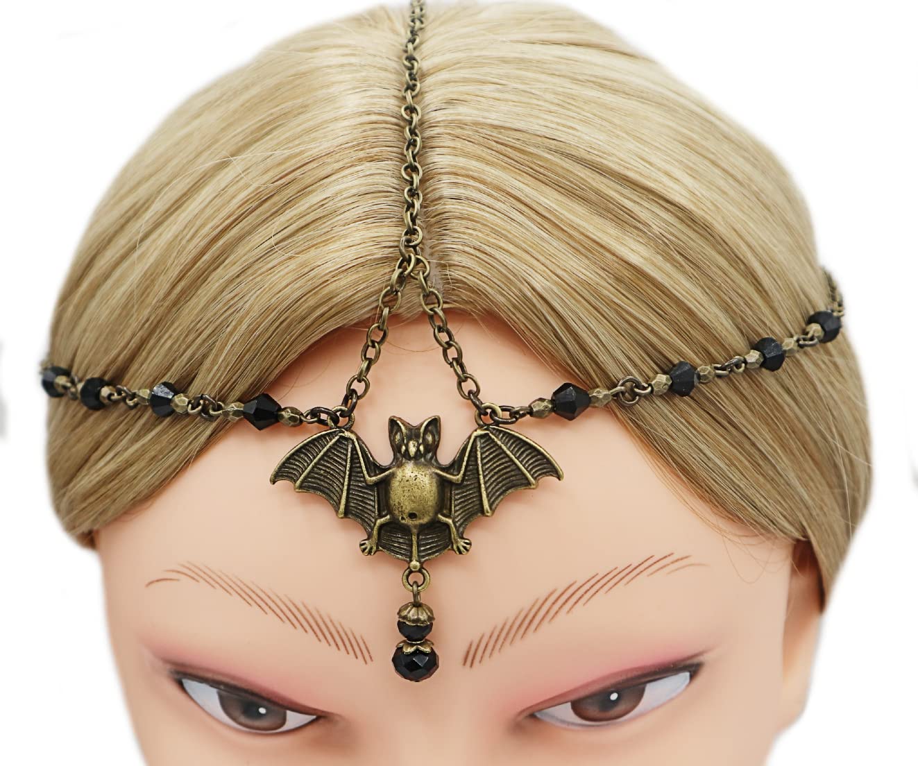 Amazon.com: Bat Headpiece - Vampire Headdress - Halloween Jewelry ...