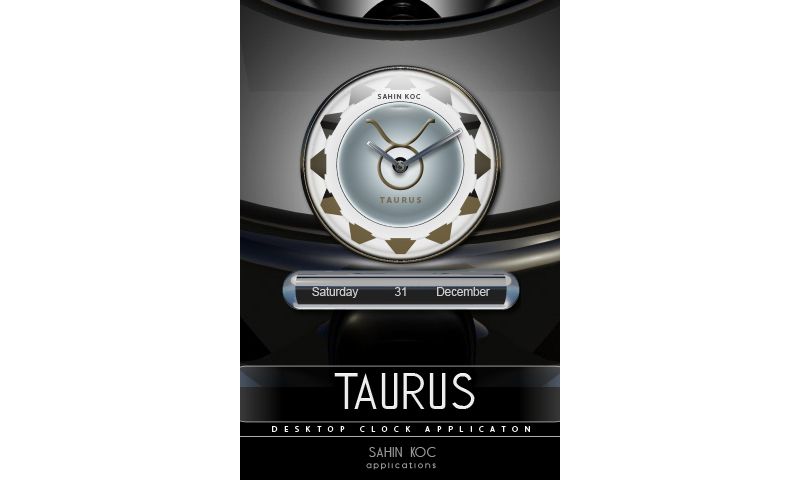 Taurus Beautiful Clock Widget Zodiac Theme for Android:Amazon.de ...