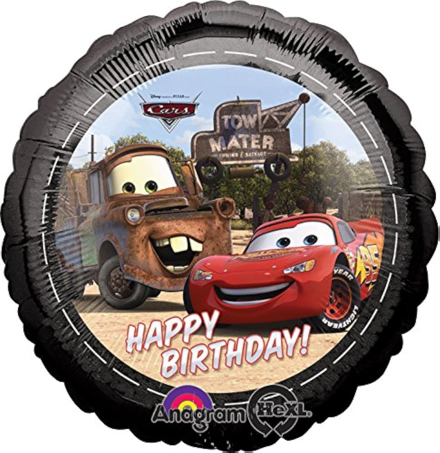 Amazon.com: Anagram International Cars Birthday Foil Balloon Pack ...