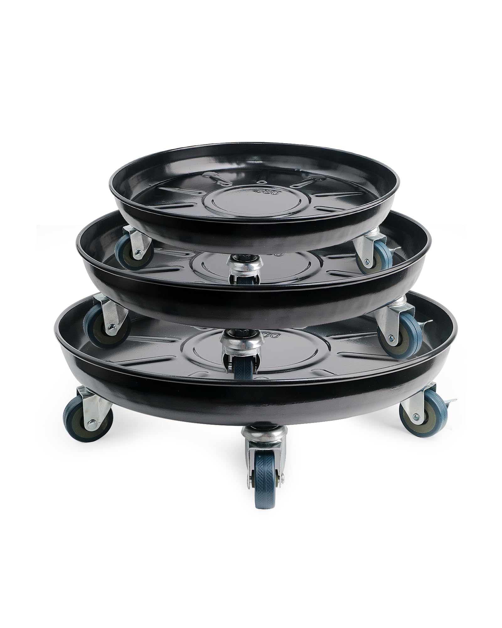 Amazon.com: AyaLight Metal Heavy Duty Plant Caddy Round Flower Pot ...