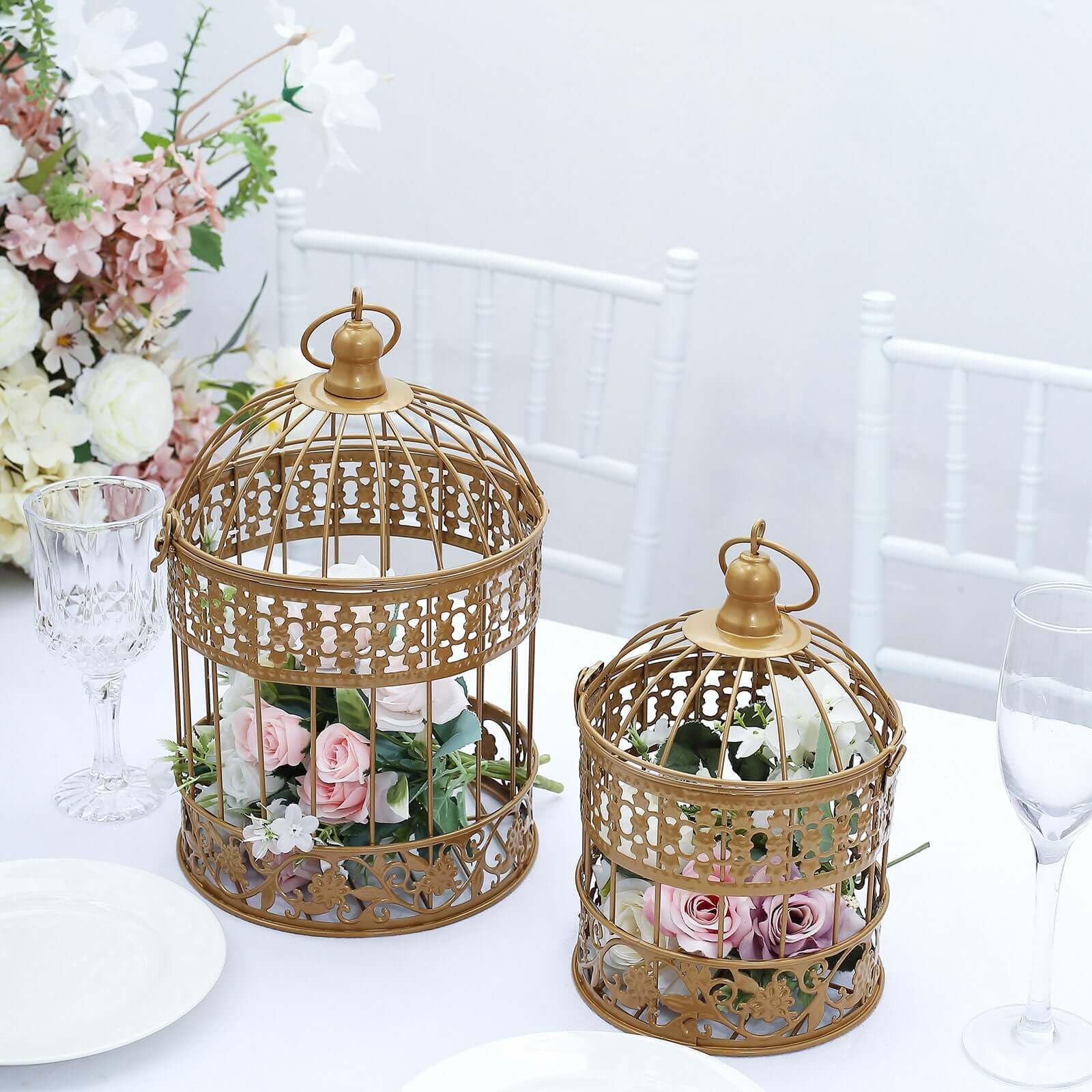 Metal Bird Cages For Weddings DIY Tutorial: Bird Cage Table Plan