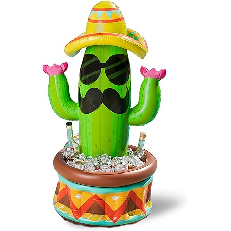 Amazon.com: FUN LITTLE TOYS 46″ Inflatable Cactus Cooler for Parties ...