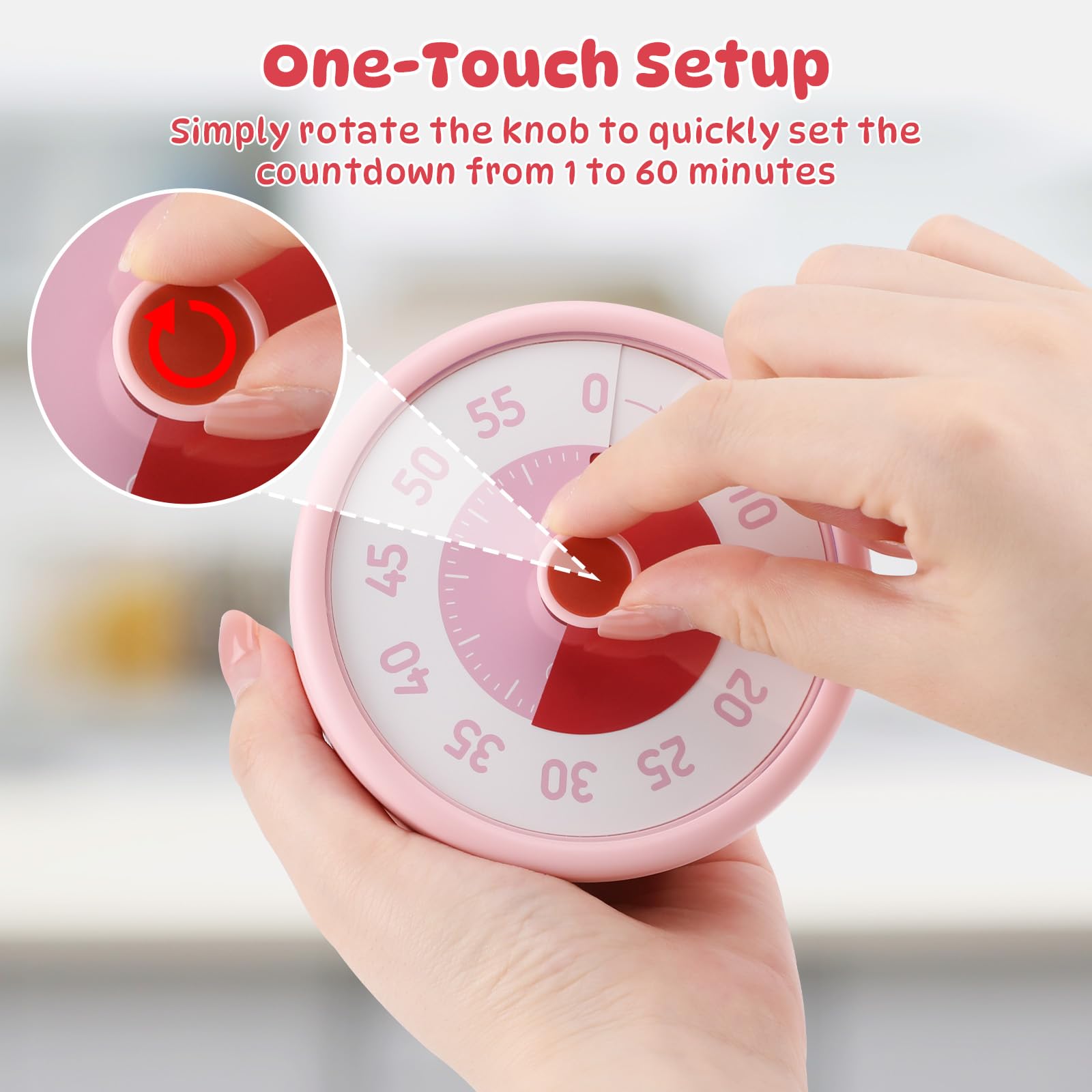 Kids Silent Countdown Timer Avocado Style Autism ADHD Avocado For Kids ...