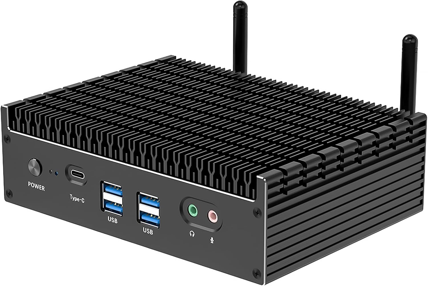 Amazon.com: KingnovyPC 13th Gen Fanless Mini PC i7-1355U 1365U 64GB ...