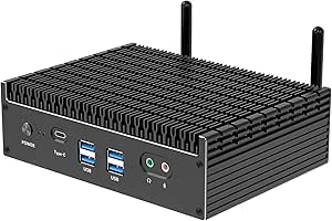 Amazon.com: KingnovyPC 13th Gen Fanless Mini PC i7-1355U 1365U 64GB ...