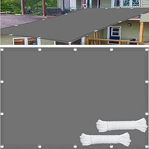 Amazon.co.jp: Veranda Shades, 6 x 16 ft High Density Polyethylene ...