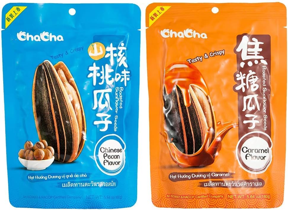 Amazon.com: ChaCha Natural Roasted Sunflower Seeds (3 Pack, Total of ...