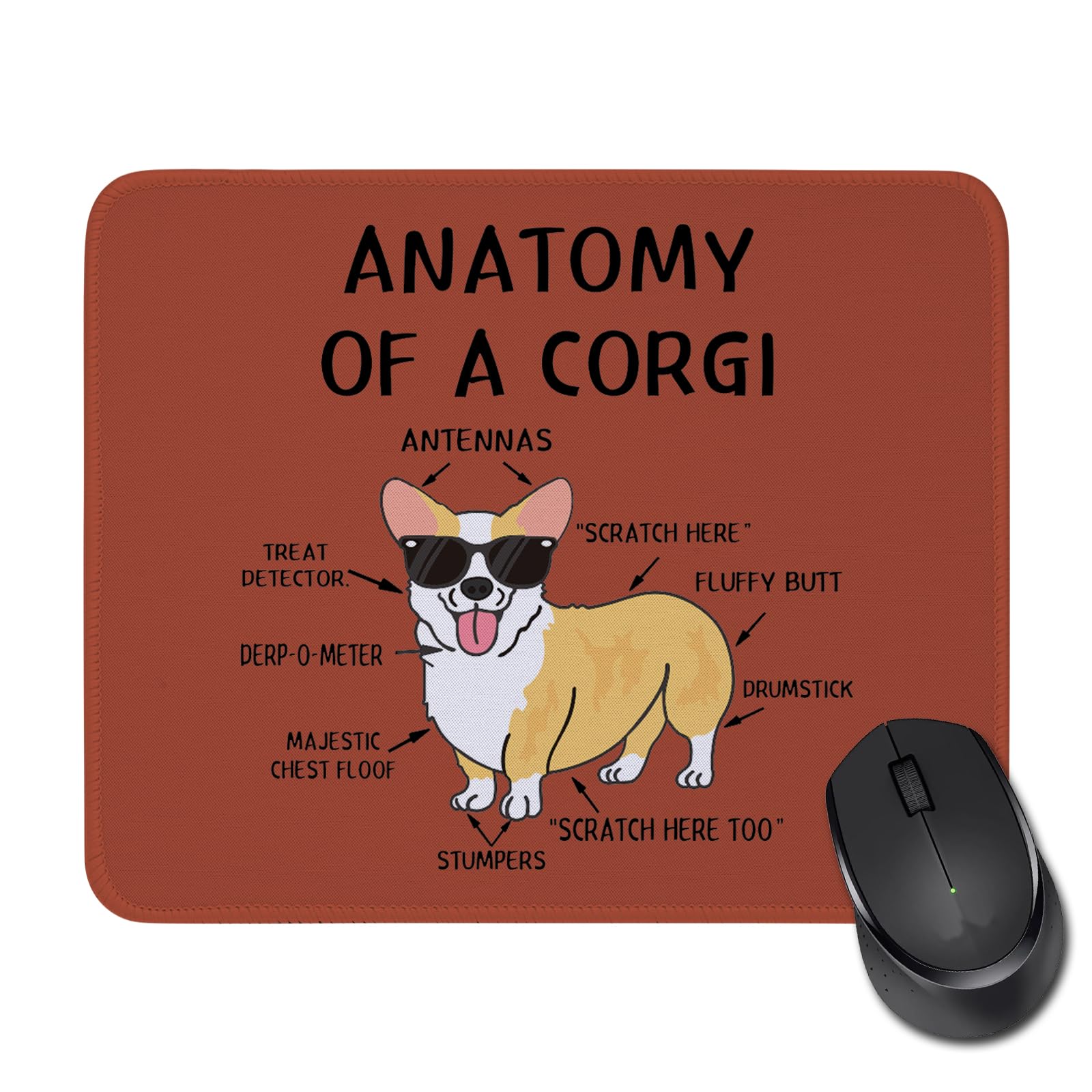 Amazon.com: Corgi Dog Gifts Mouse Pad for Dog Lover Gifts Corgi Owner ...