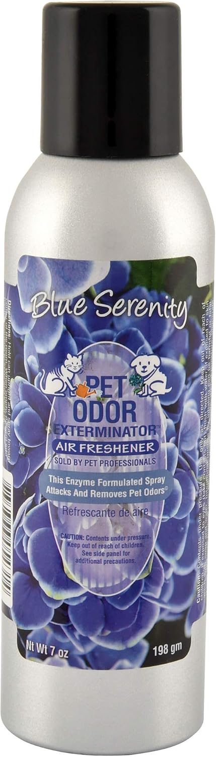 Amazon.com: Pet Odor Exterminator Air Freshener, Blue Serenity 7oz Spray
