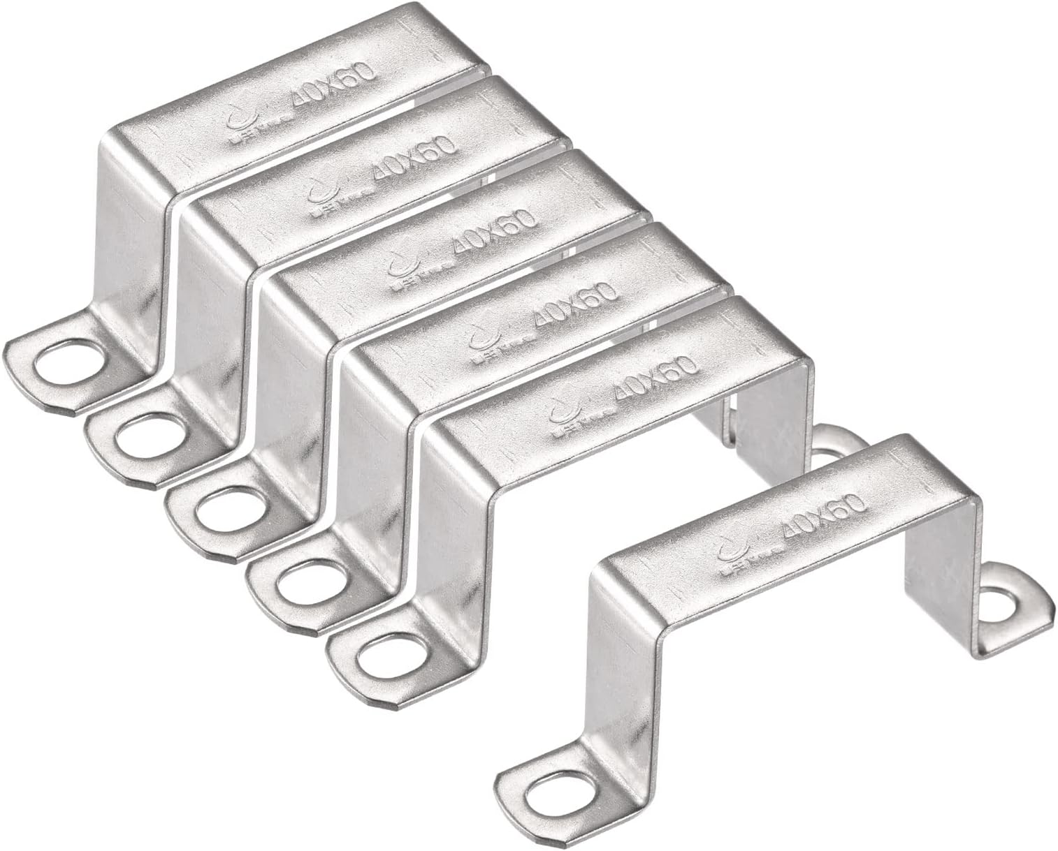 Amazon.com: uxcell U Shaped Connector Bracket 28 x 32mm 304 Stainless ...