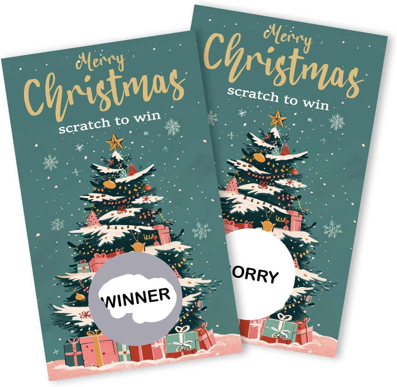 Amazon.com: Christmas Scratch Off Cards, Games Prize Ideas for Santa ...