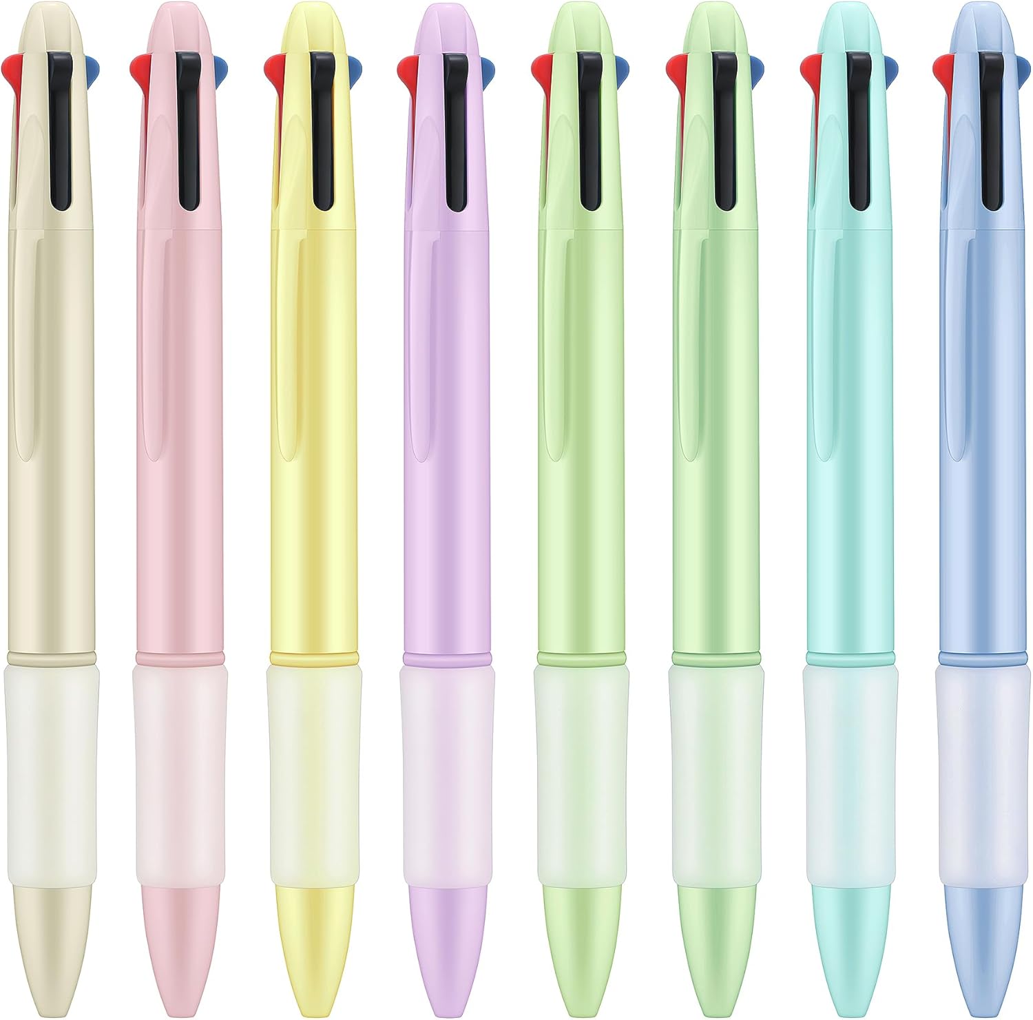 Amazon.com : Multicolor 4-in-1 Retractable Ballpoint Pens, 1mm Assorted ...