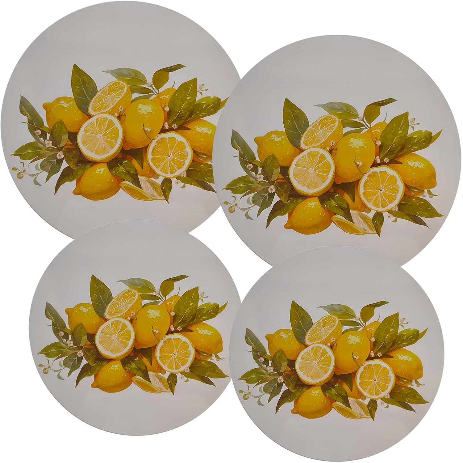 Amazon.com: Ritadeshop Burner Covers for Electric Stove (Yellow Lemon ...