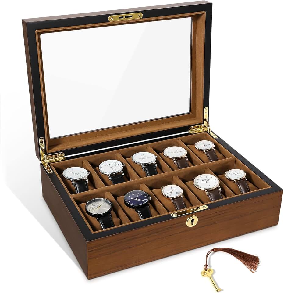 Amazon.co.uk: Watch Boxes - Watch Boxes / Watch Accessories: Fashion