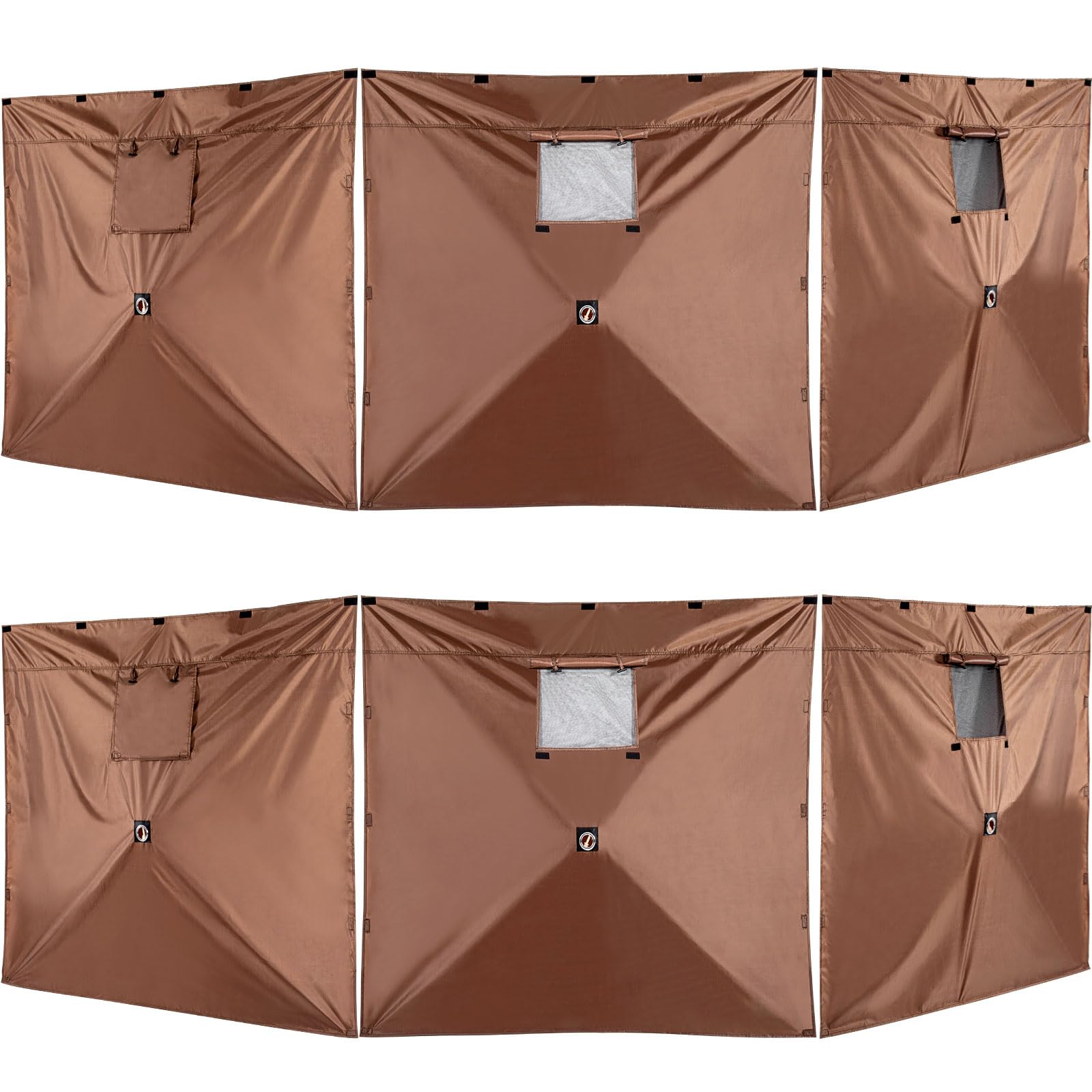 Amazon.com : Wesnoy 6 Pcs Wind Panels 66.9 x 57.5 Inch Weather ...