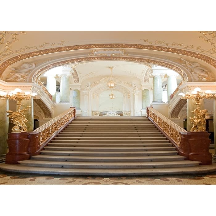 Buy BELECO Opera Theatre Backdrop 7x5ft Fabric Vintage European Palace ...