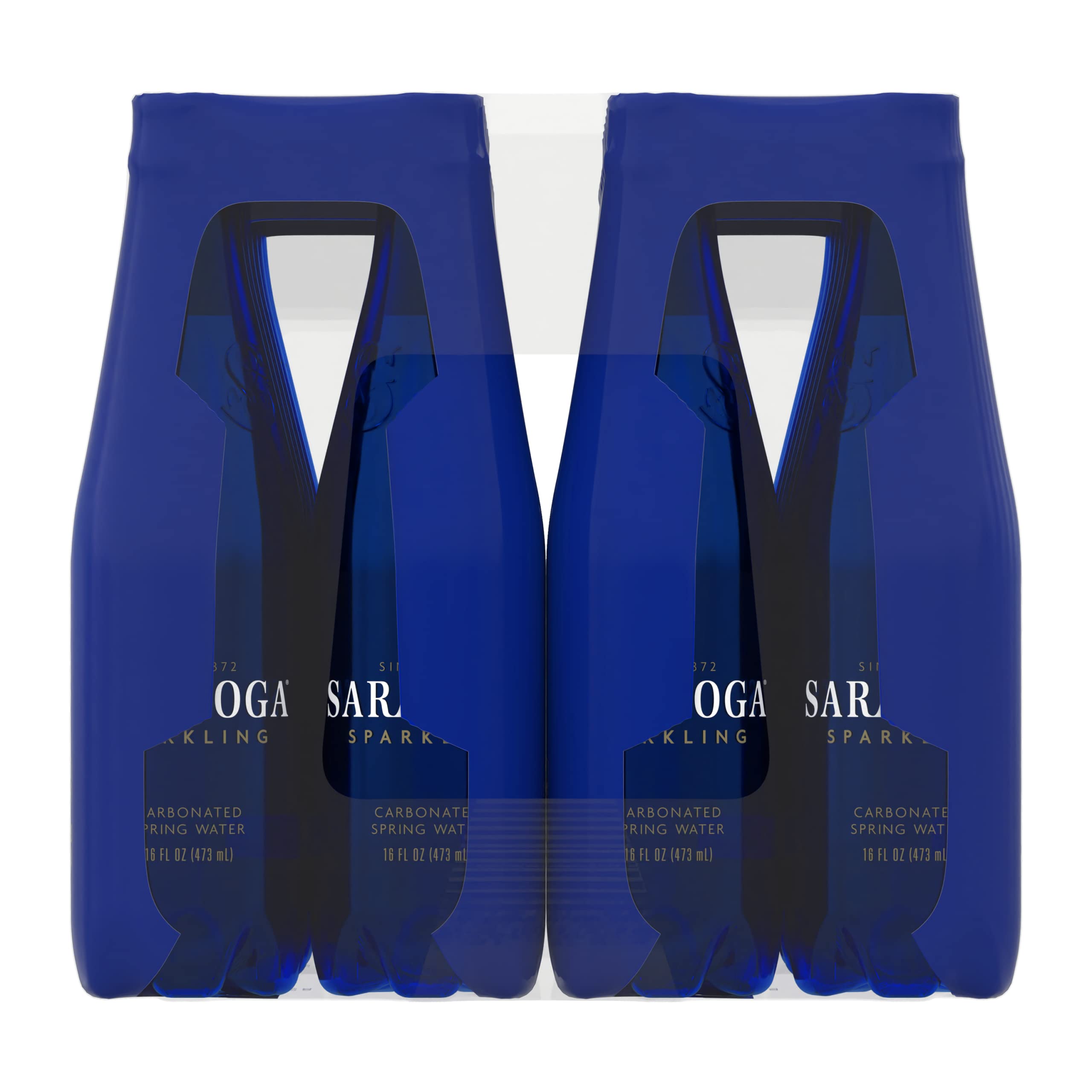 Snapklik.com : Saratoga Sparkling Spring Water Bottle PET