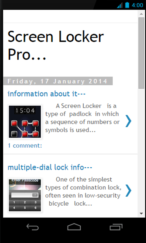 screen locker info - App on Amazon Appstore