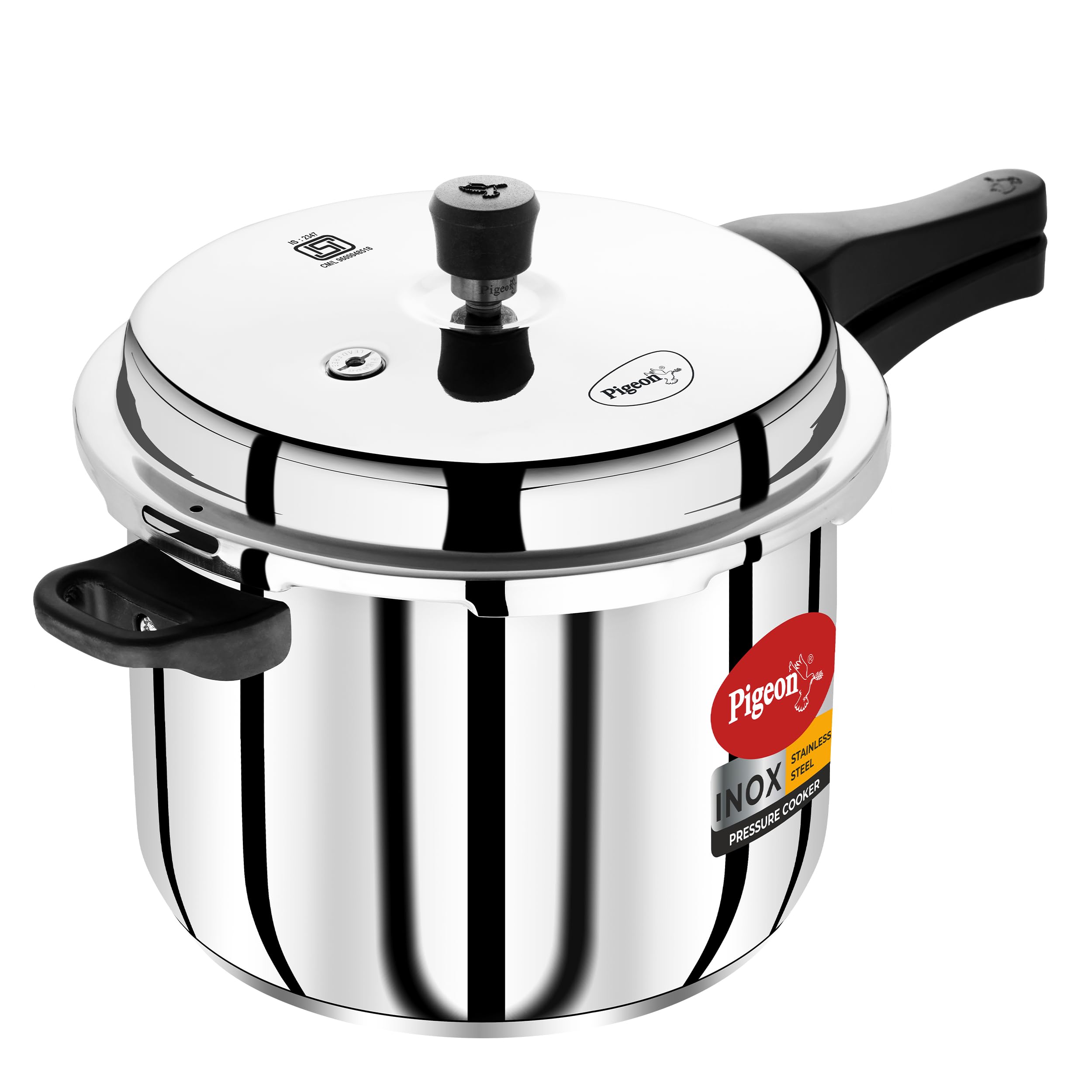 Buy Pigeon by Stovekraft Inox 7.5L Stainless steel cooker Online at Low ...