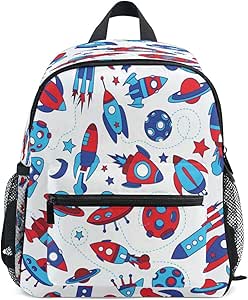Amazon.com | Kcldeci Rocket Seamless Kids Backpack for Boys and Girls ...