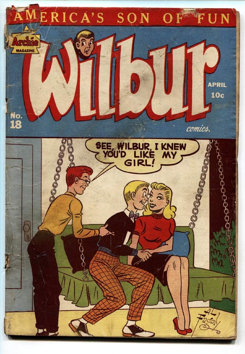 Amazon.com: WILBUR #18-Spicy cover-1948-ARCHIE COMICS-GOLDEN AGE COMIC ...