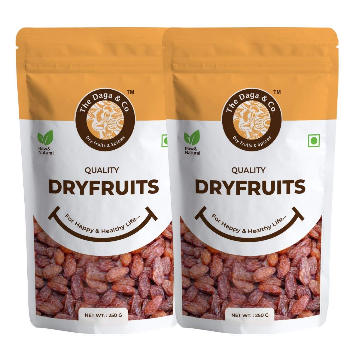 Buy The Daga & Co. Dry Fruits | Premium Red Raisins | Lal Manukka ...