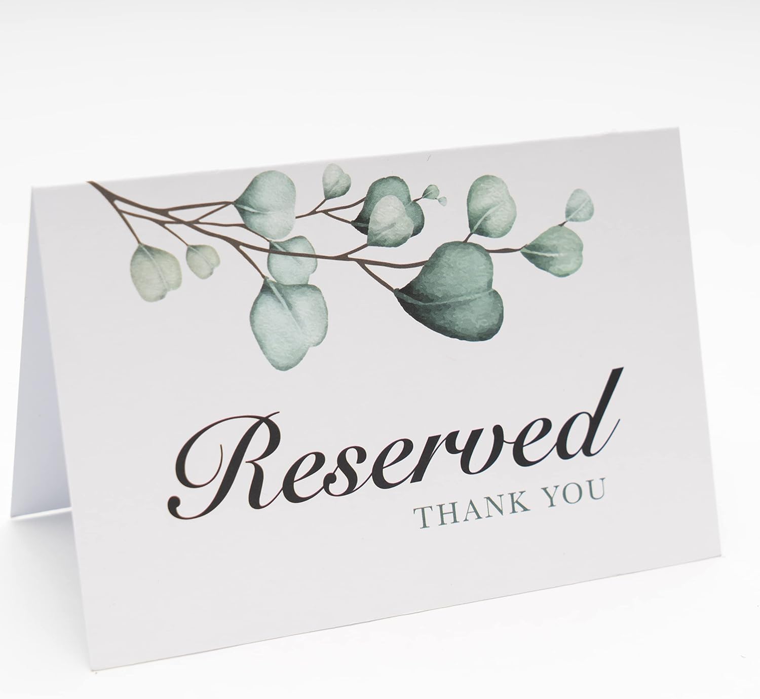 CLEVER SIGNS Reserved Table Cards, Pack of 25, for Weddings, Receptions ...