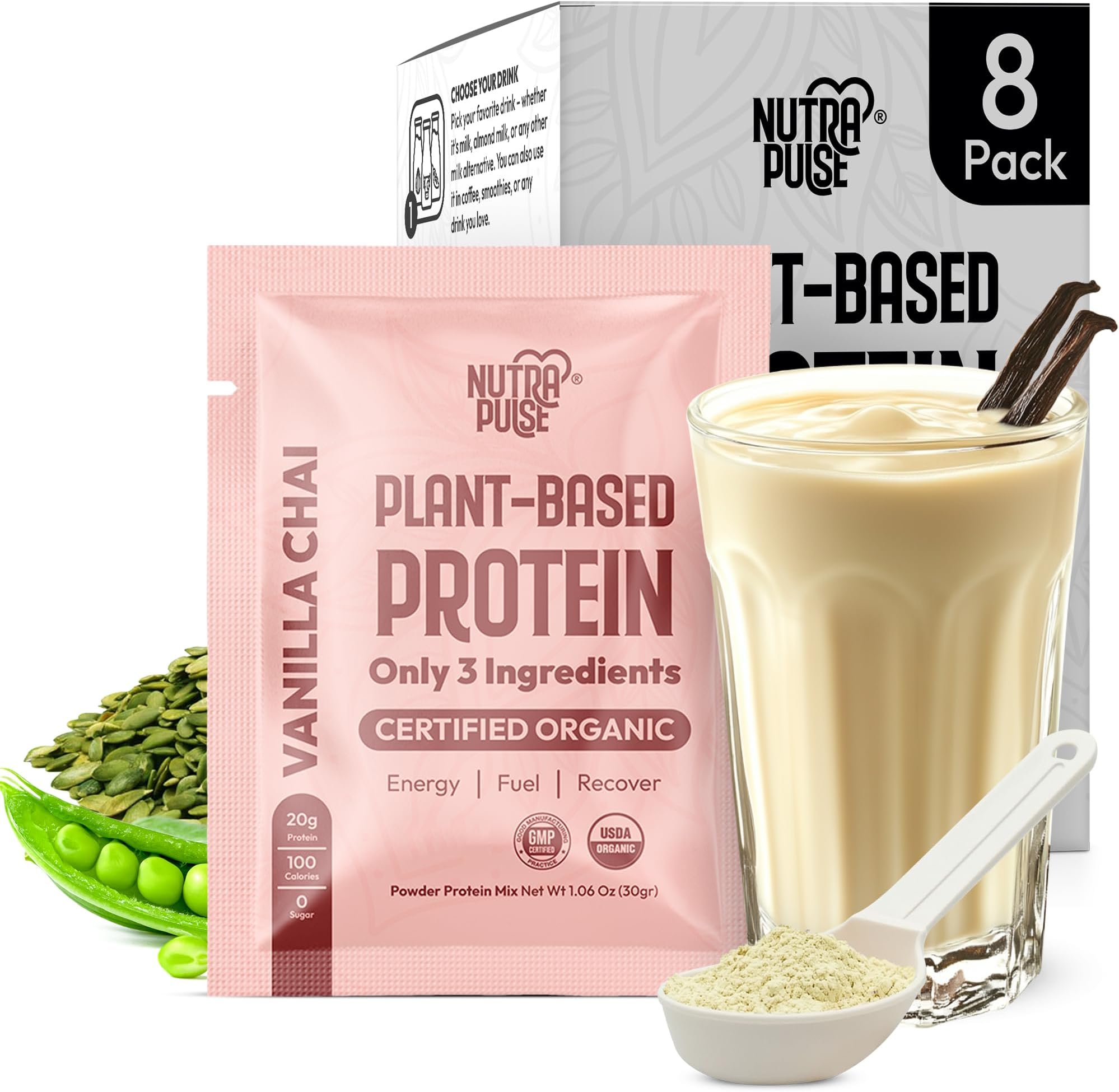 Amazon.com: BIRDMAN Fitmingo Vegan Protein Powder with Inositol ...