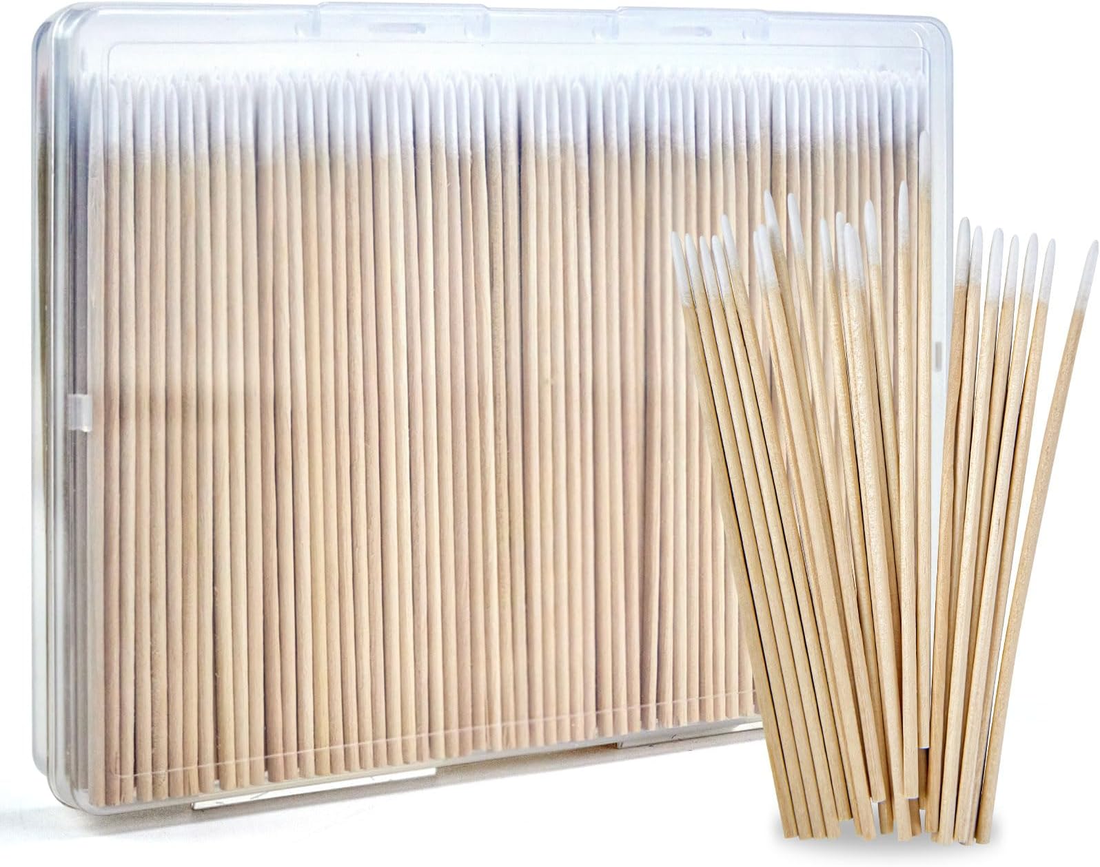 Amazon.com : 1200 Count Precision Tip Cotton Swab, Pointed Tip Cotton ...