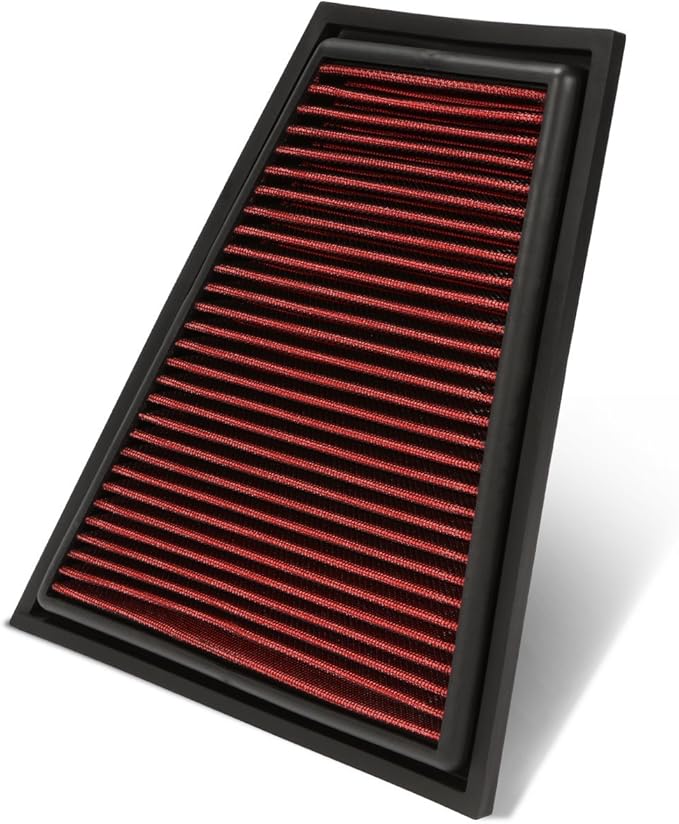 Amazon.com: DNA Motoring AFPN-035-RD Clean Air Washable Drop In Panel ...