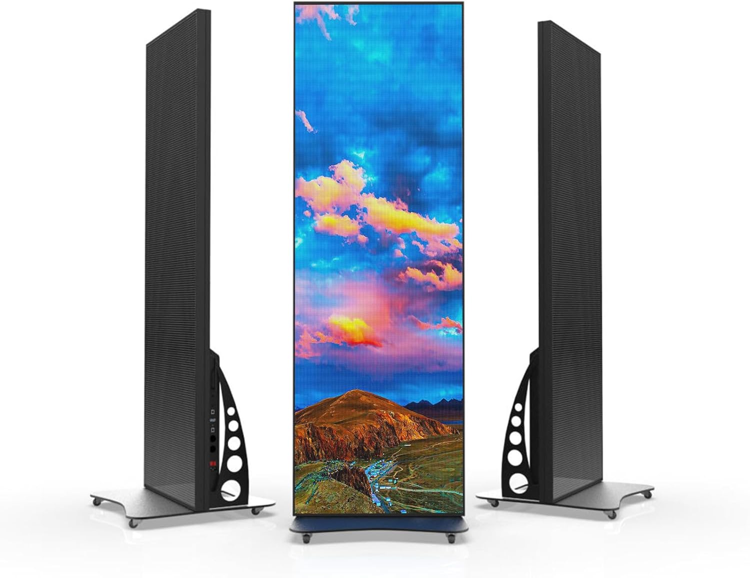 Amazon.com : HD 78x23 Inches P3 LED Floor-Standing Vertical Display ...
