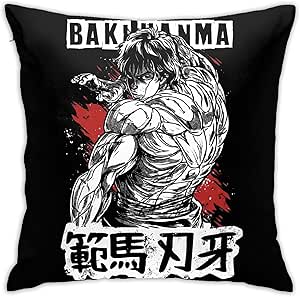 Amazon.com: Flokoo Anime Baki The Grappler Baki Hanma Throw Pillow ...