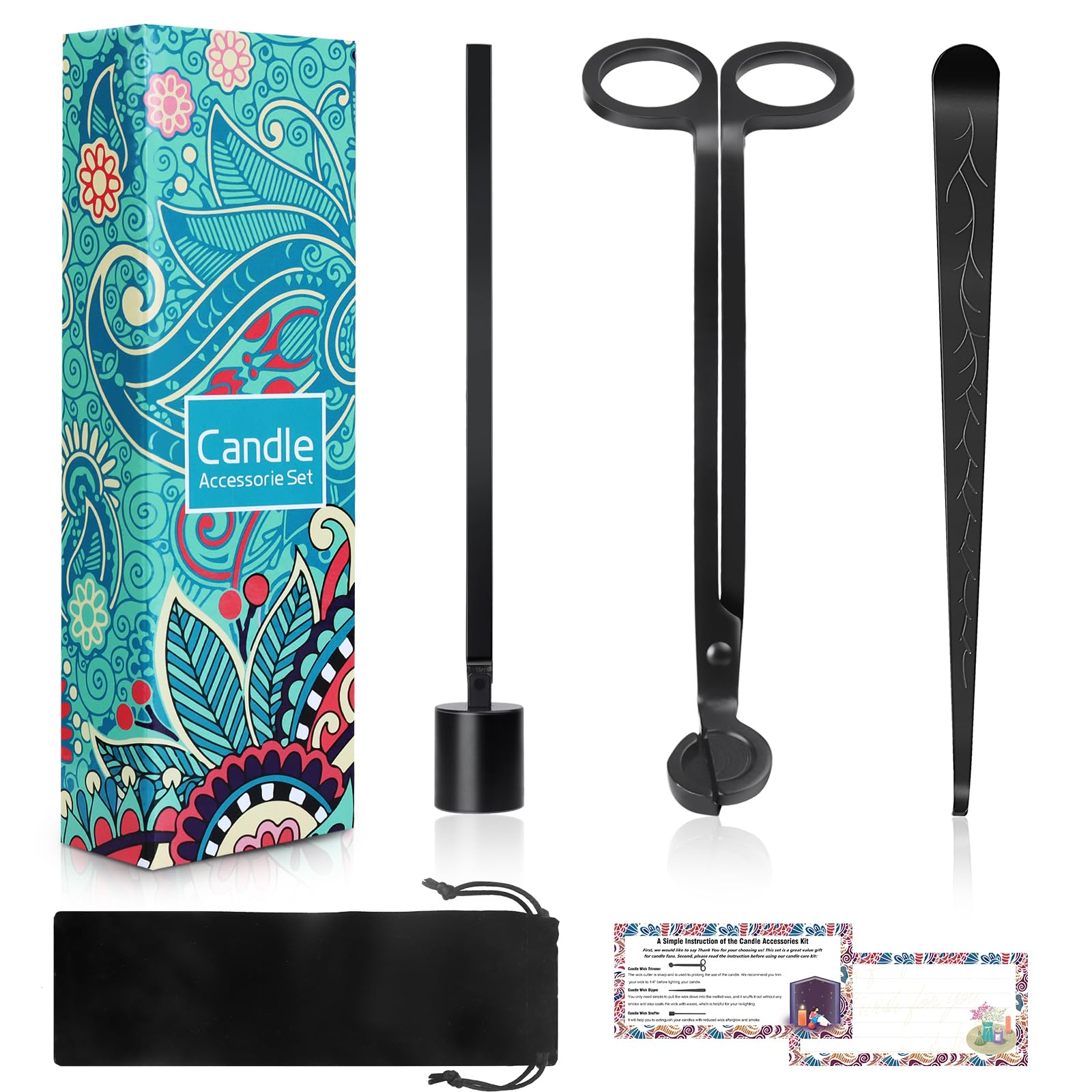 Amazon.com: 4 in 1 Candle Accessories Kit, Professional Candle Wick ...