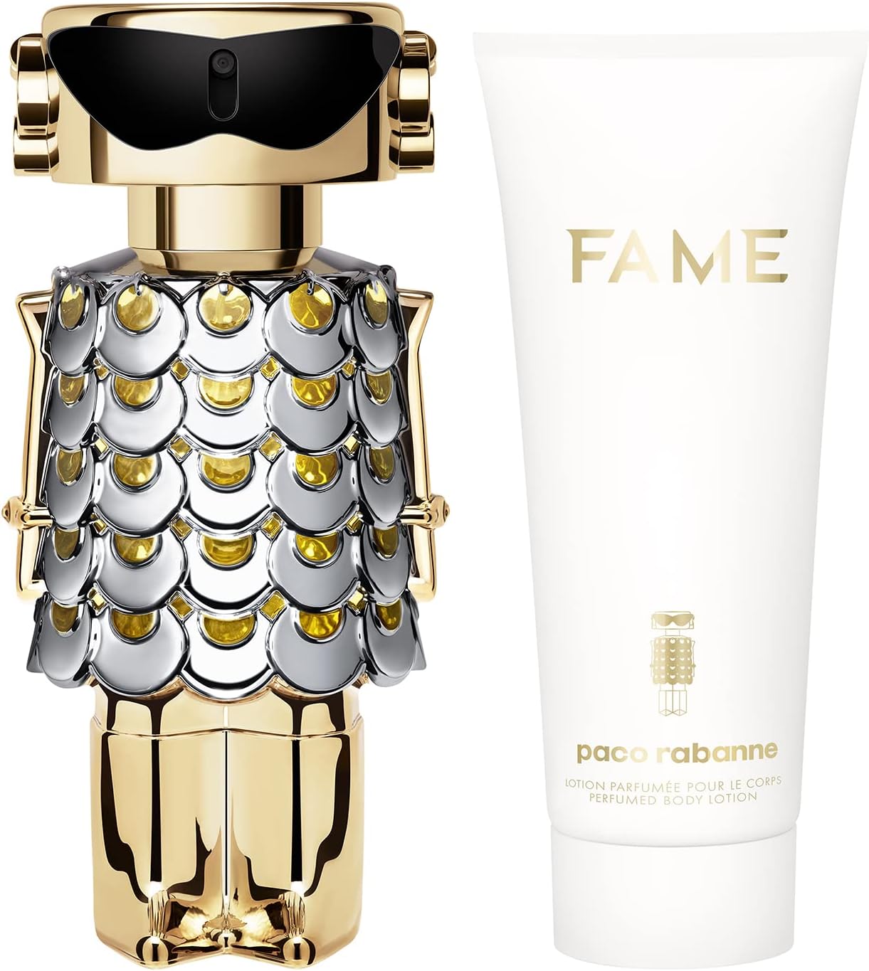 Paco Rabanne Fame Gift Set 80ml EDP + 100ml Body Lotion : Amazon.it ...