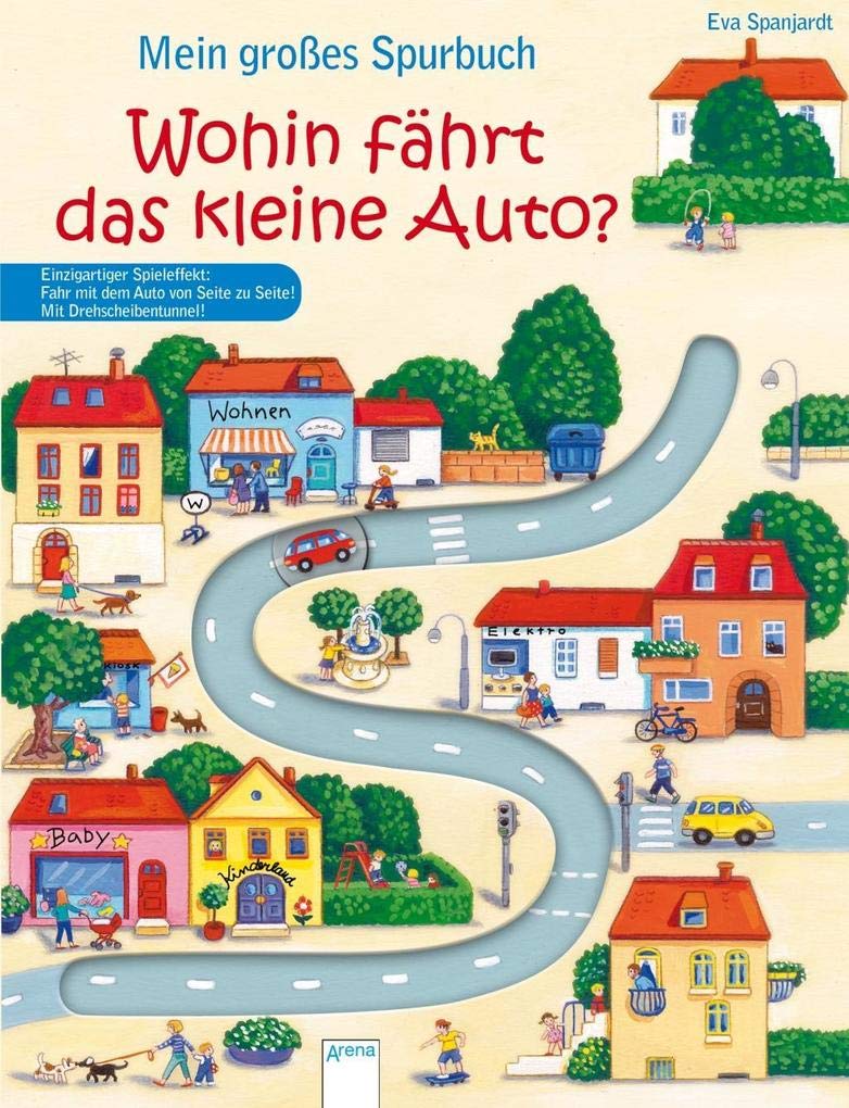 Mein großes Spurbuch - Wohin fährt das kleine Auto?: Einzigartiger ...