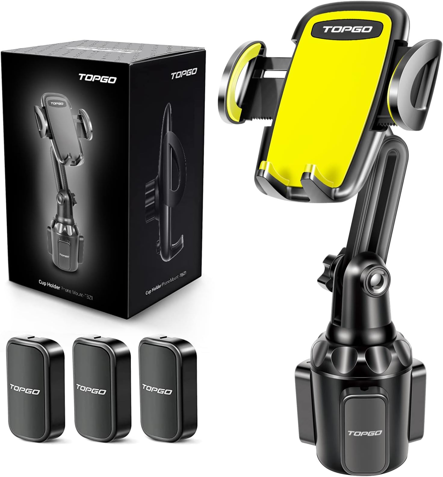Amazon.com: LISEN Cup Holder Phone Holder for Car Mount, 2024 New Car ...