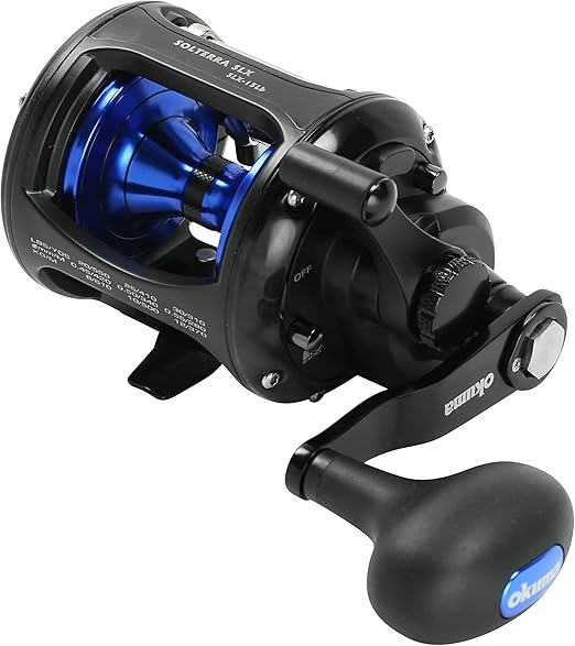 Okuma Solterra SLX Single Speed Levelwind Lever Drag Saltwater Trolling ...