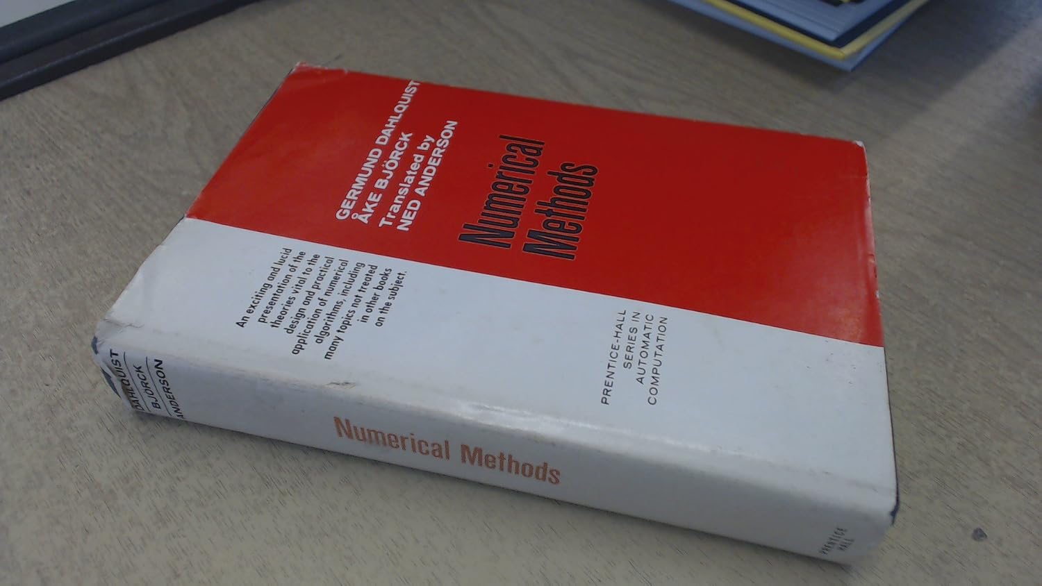 Amazon Numerical Methods Prentice Hall Series In Automatic 2714