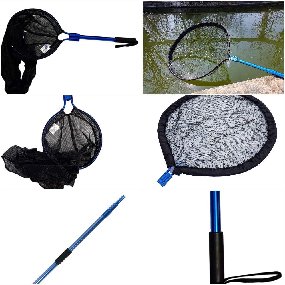 PondH2o Heavy Duty Pond Net System For Koi Fish Ponds, Includes Two (2 ...