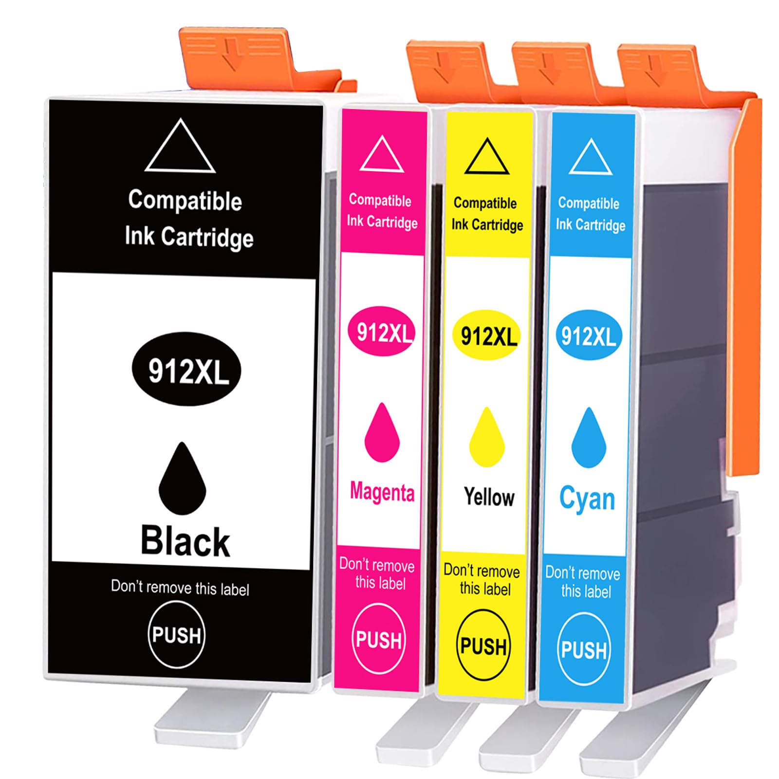 OGOUGUAN Compatible Ink Cartridge Replacement for HP 912 912XL Ink ...
