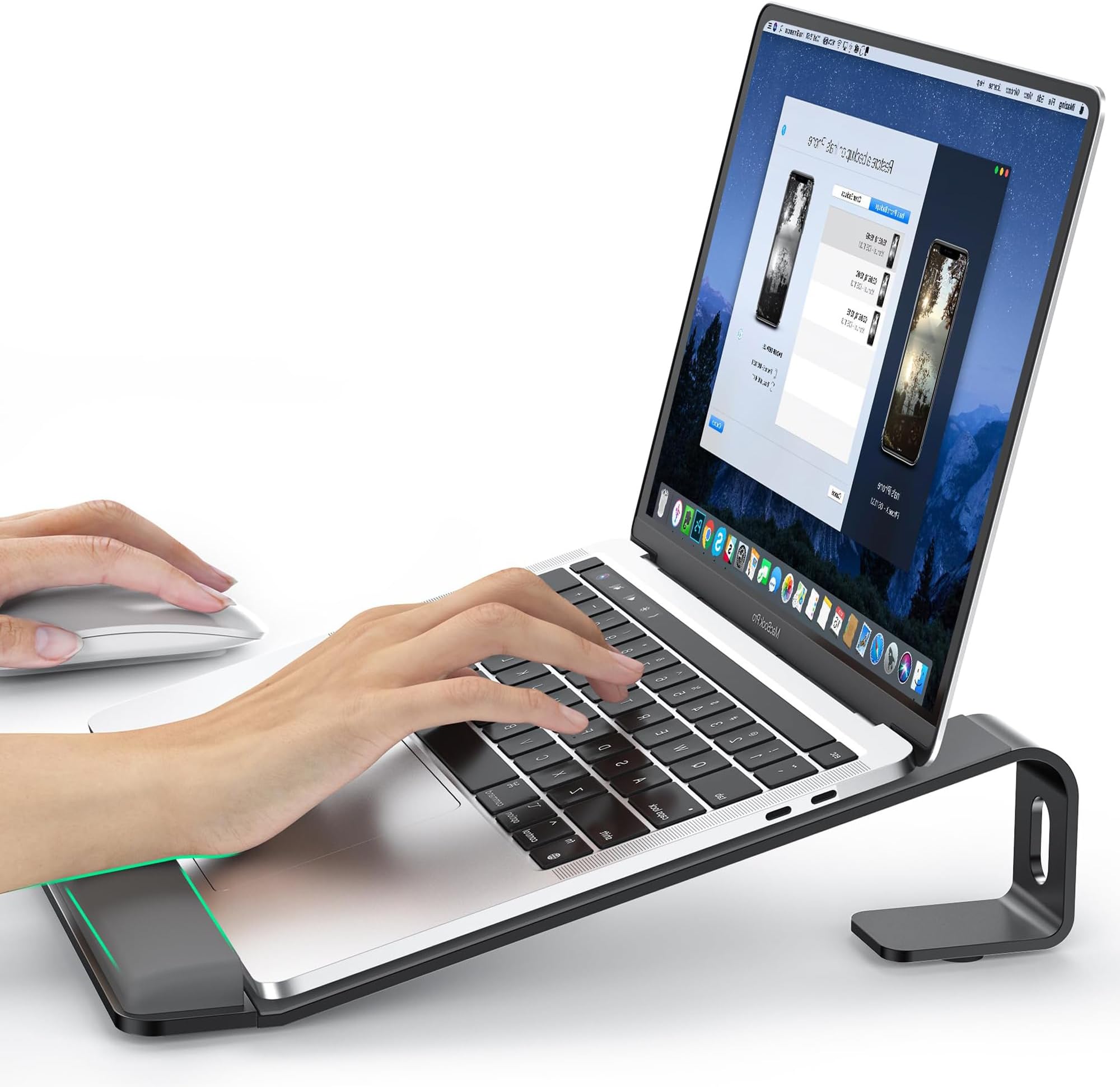 Amazon.com: Thibault Aluminum Laptop Stand for Desk - Cooling Ergonomic ...