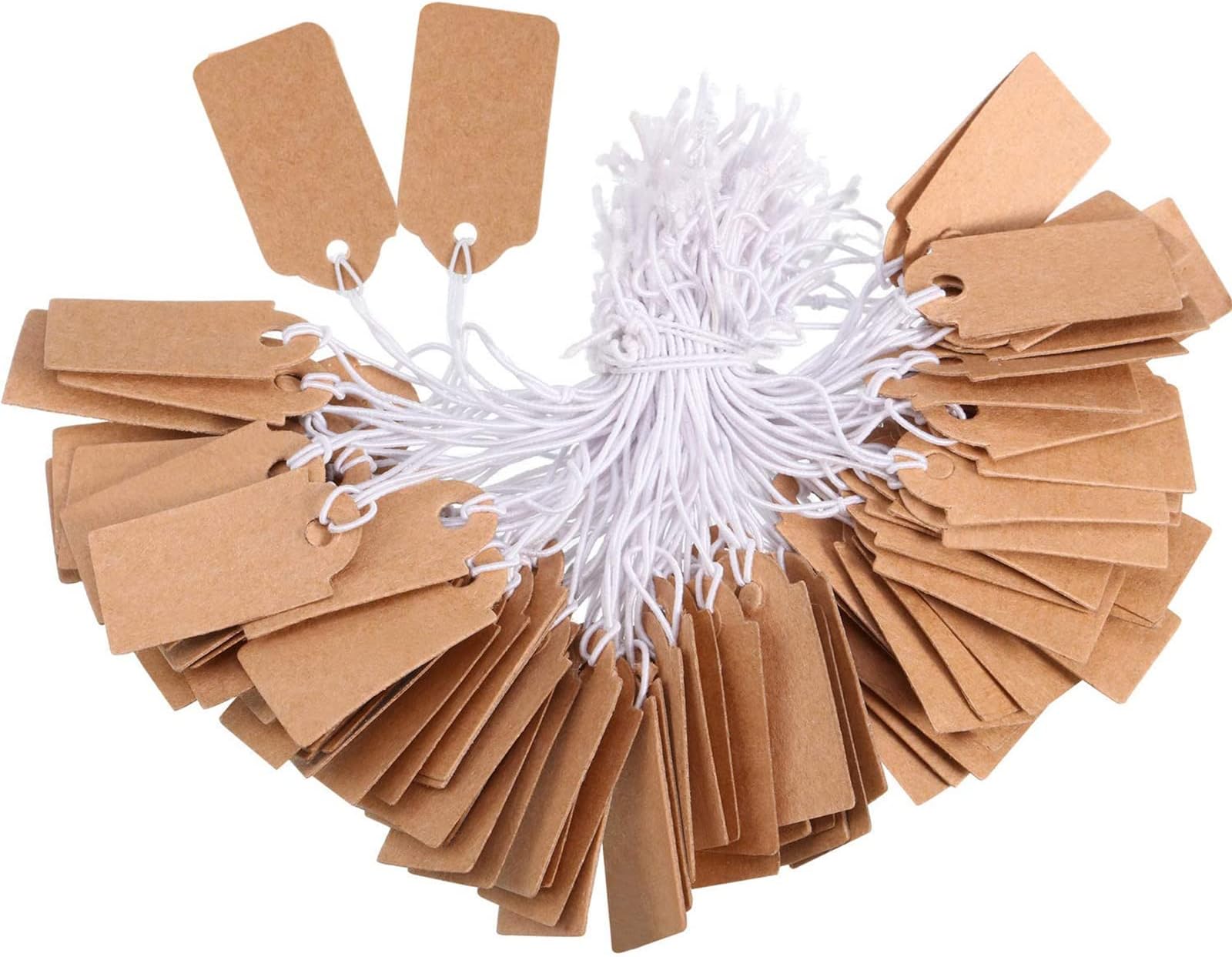 Amazon.com : 1300 Pieces Price Tags with String Marking Strung Tags ...