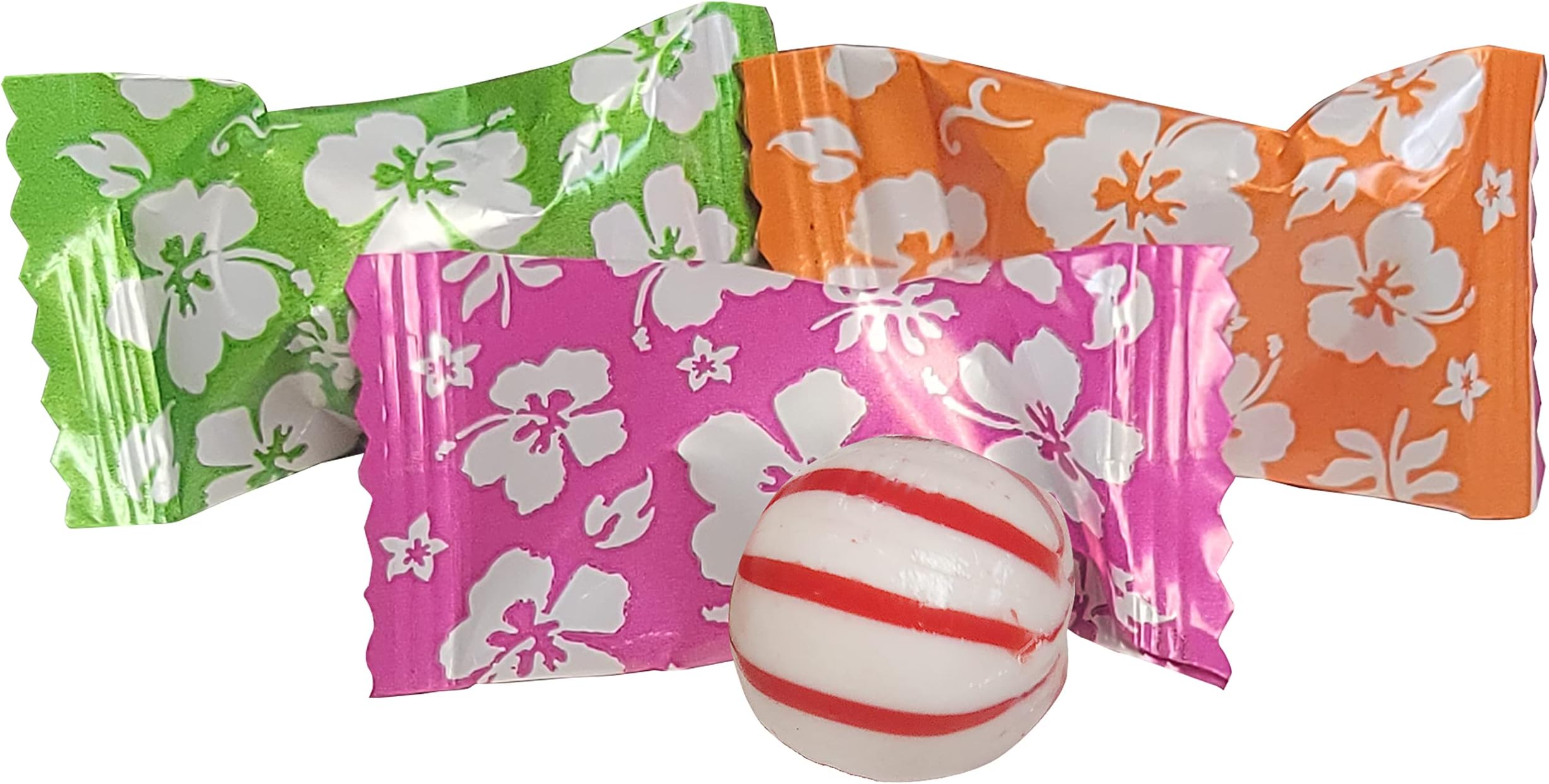 Amazon.com : Tiki Party Hibiscus Buttermints (108 individually wrapped ...
