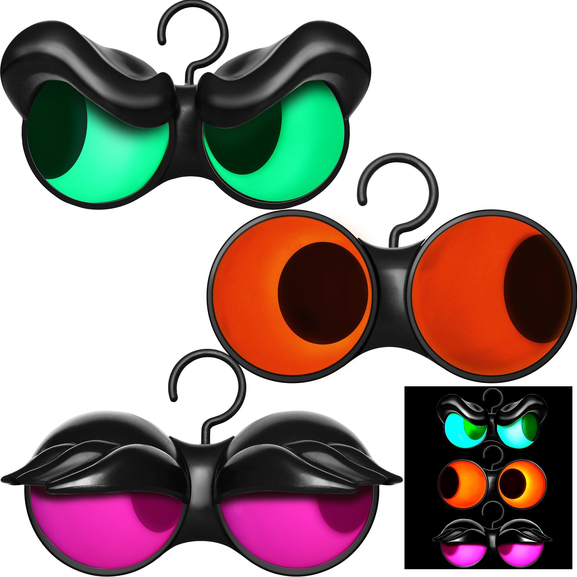Amazon.com: Northlight Lighted Eyes Halloween Window Silhouette ...