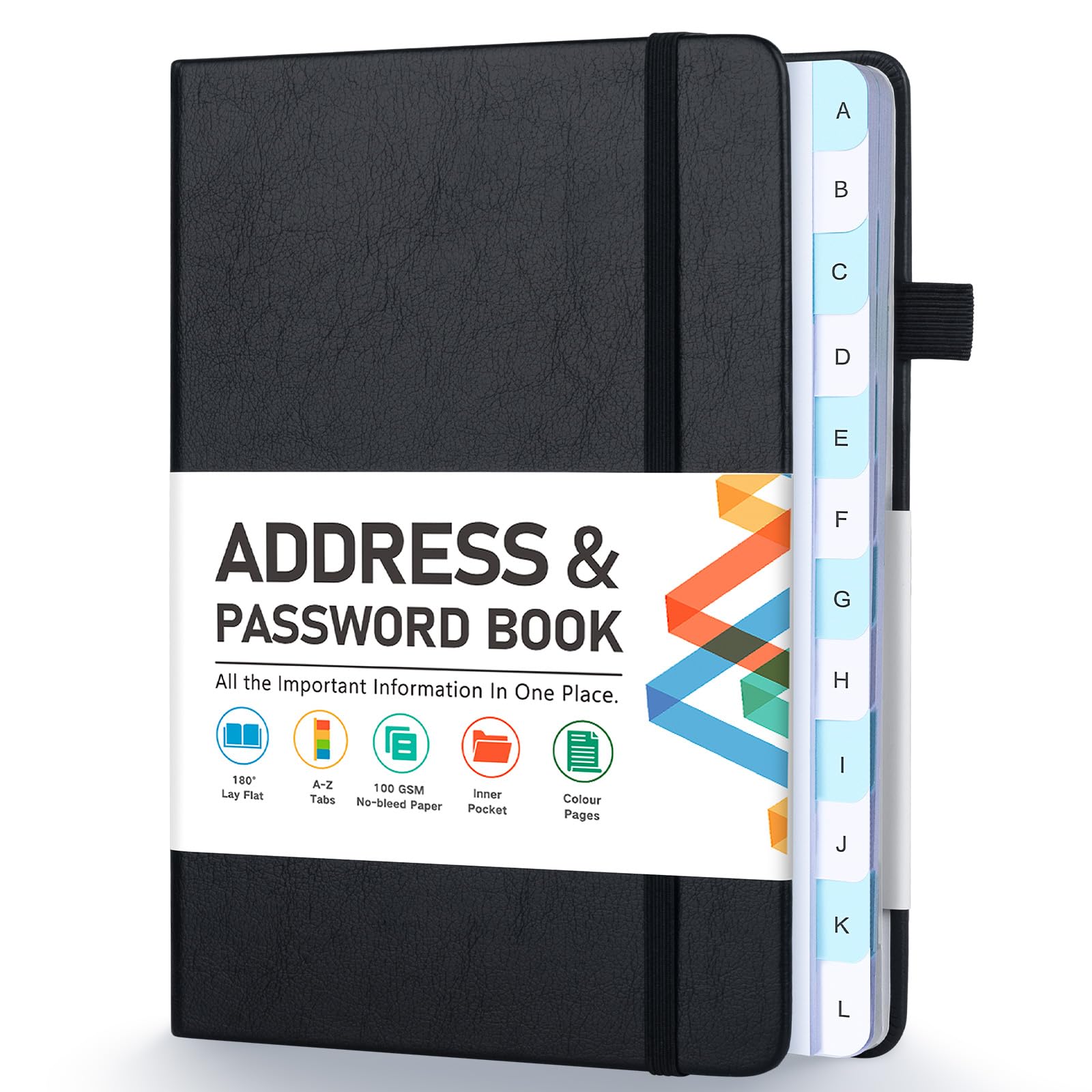Amazon.com : Address Book, Address and Password Keeper Book with ...