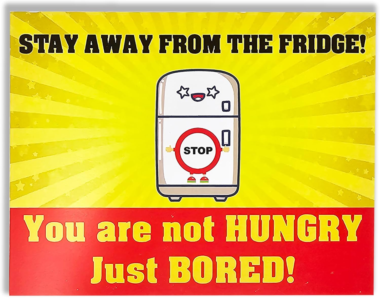 Amazon.com: Funny Door Refrigerator Magnet Sign Gag Gift : Stay Away ...