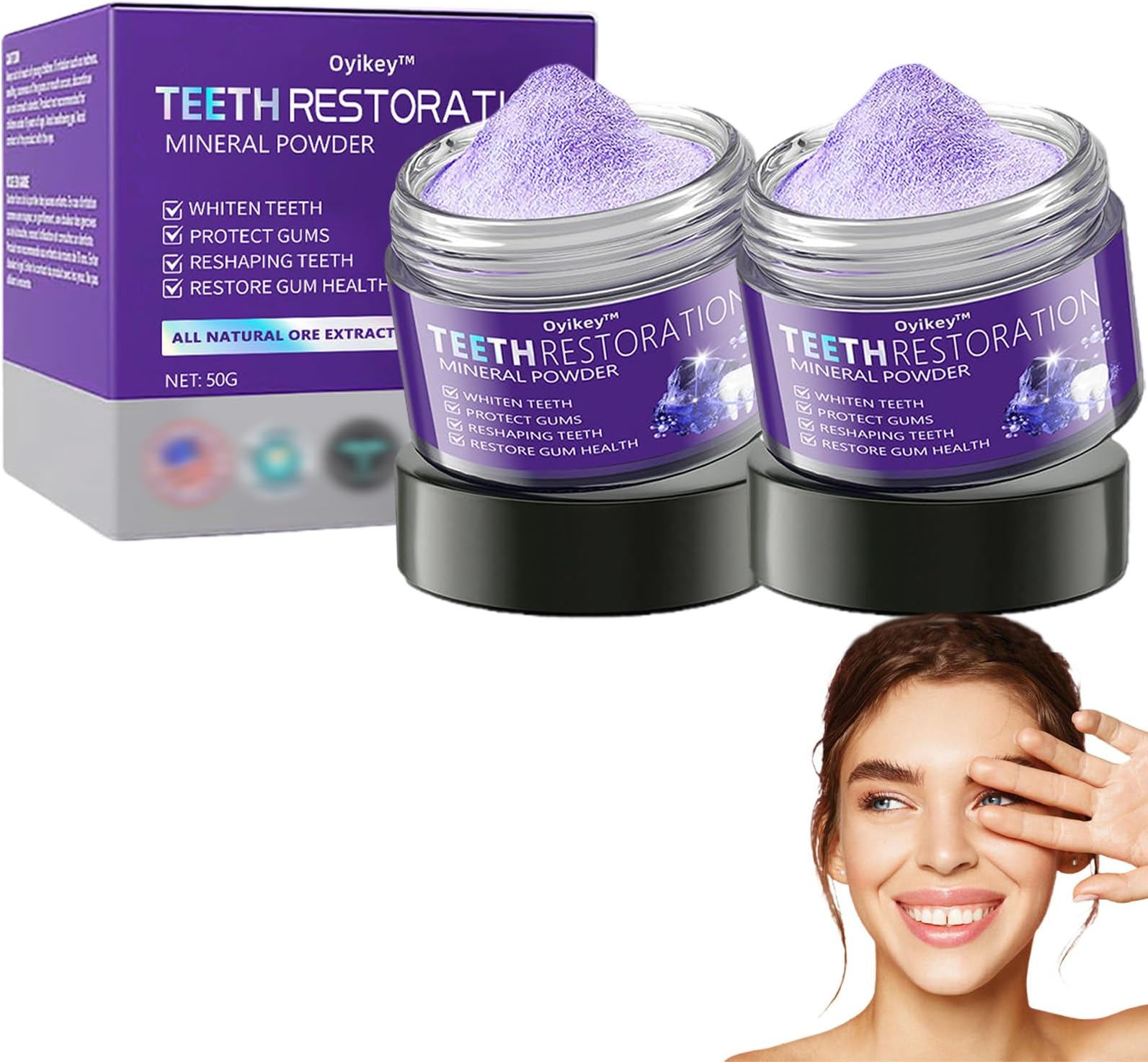 Amazon.com : Oyikey Teeth Restoration Mineral Powder | Oyikey Teeth ...