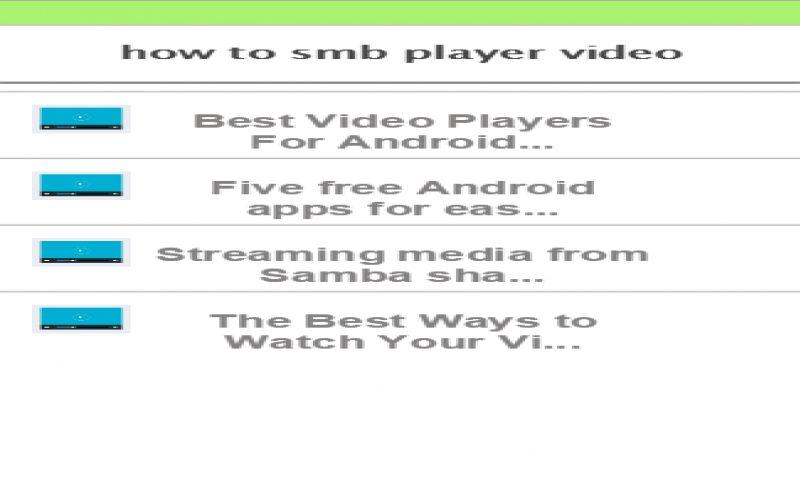 how to smb player video - App on the Amazon Appstore