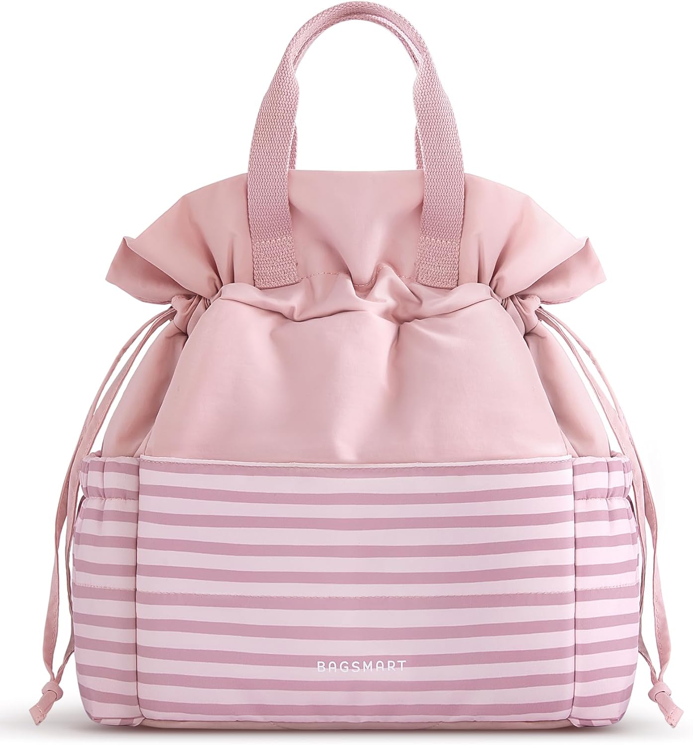 Amazon.com: BAGSMART Lunch Bag Women Cute Lunch Box Drawstring Tote ...